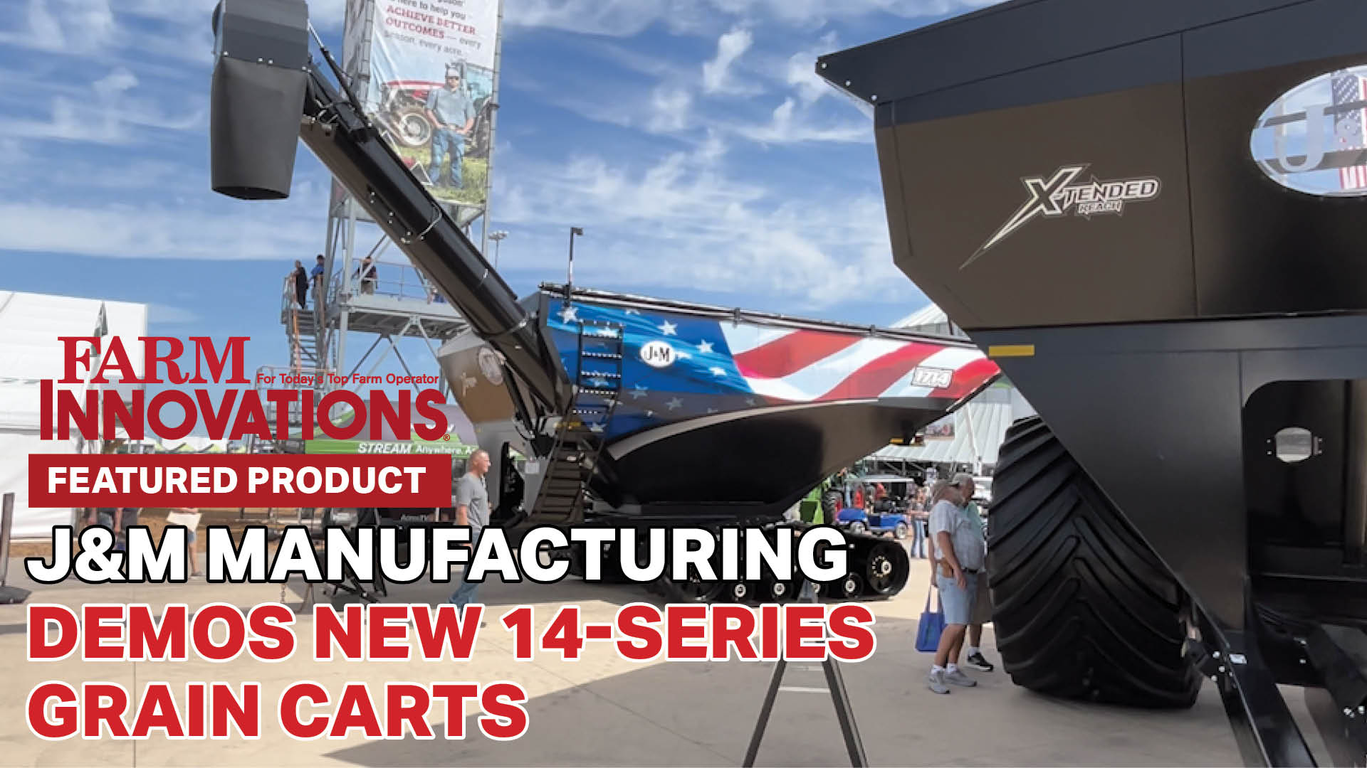[Video] J&M Manufacturing Demos New 14-Series Grain Carts