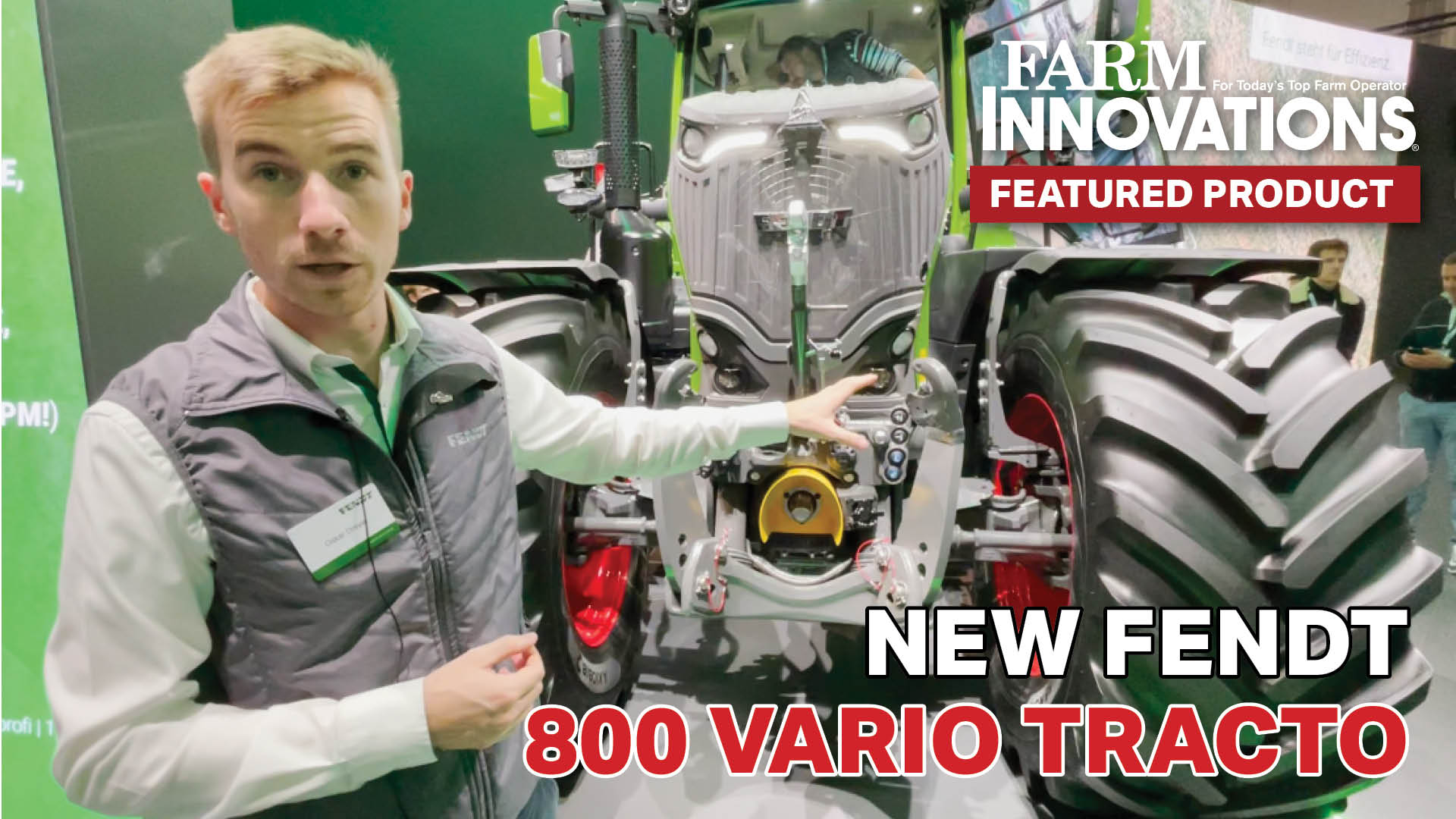[Video] New Fendt 800 Vario Tractor in Spotlight at AGRITECHNICA 2025