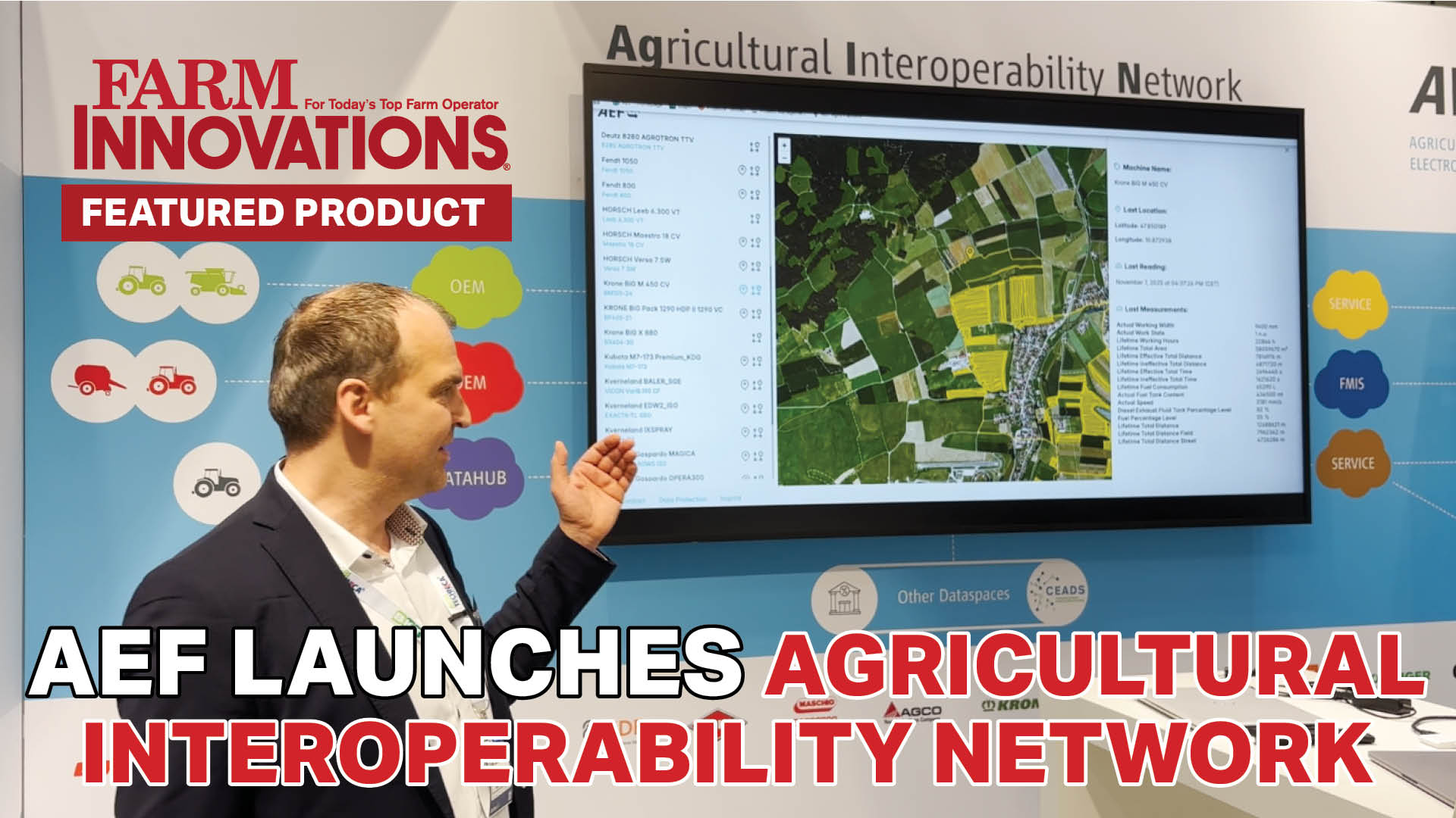 [Video] AEF Launches Agricultural Interoperability Network at AGRITECHNICA